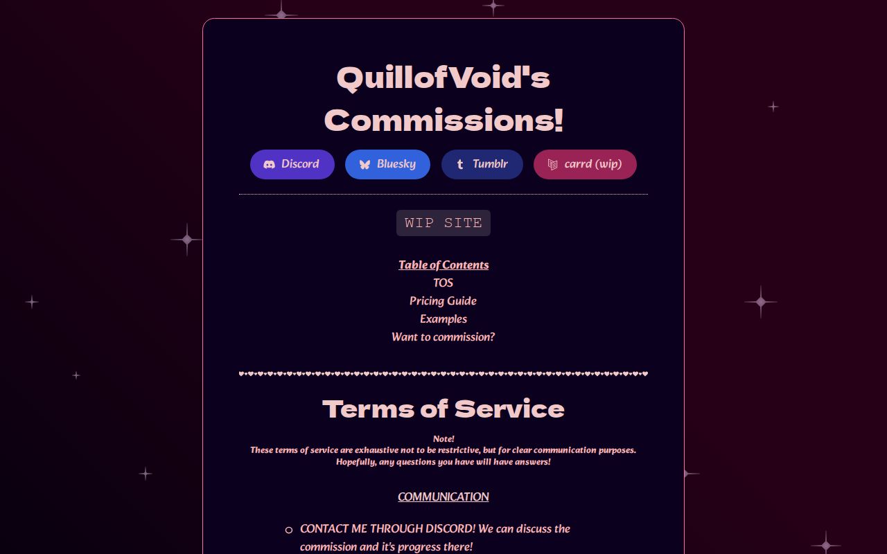 voidquill Commissions!